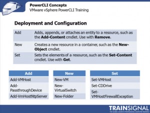 Learn PowerCLI with Trainsignal's vSphere PowerCLI training - ESX Virtualization
