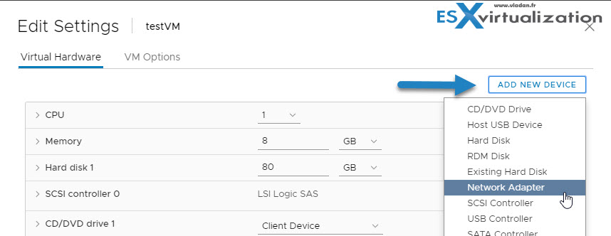 How To Change E1000 into VMXNET3 without changing a MAC address - ESX ...