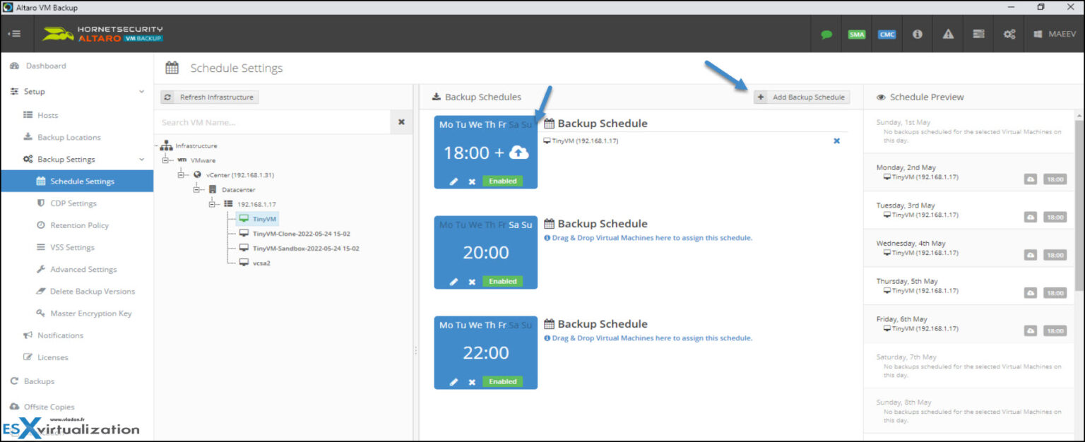 Altaro Backup and Replication Review - ESX Virtualization