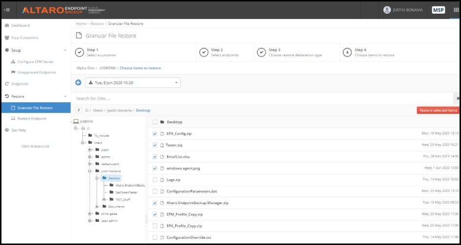 Altaro EndPoint Backup for Managed Service Providers Details - ESX ...