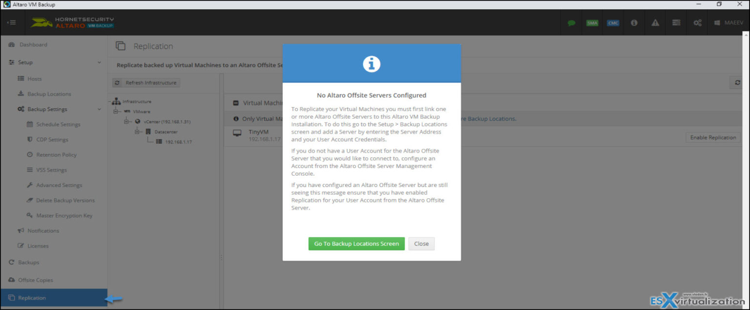 Altaro Backup and Replication Review - ESX Virtualization