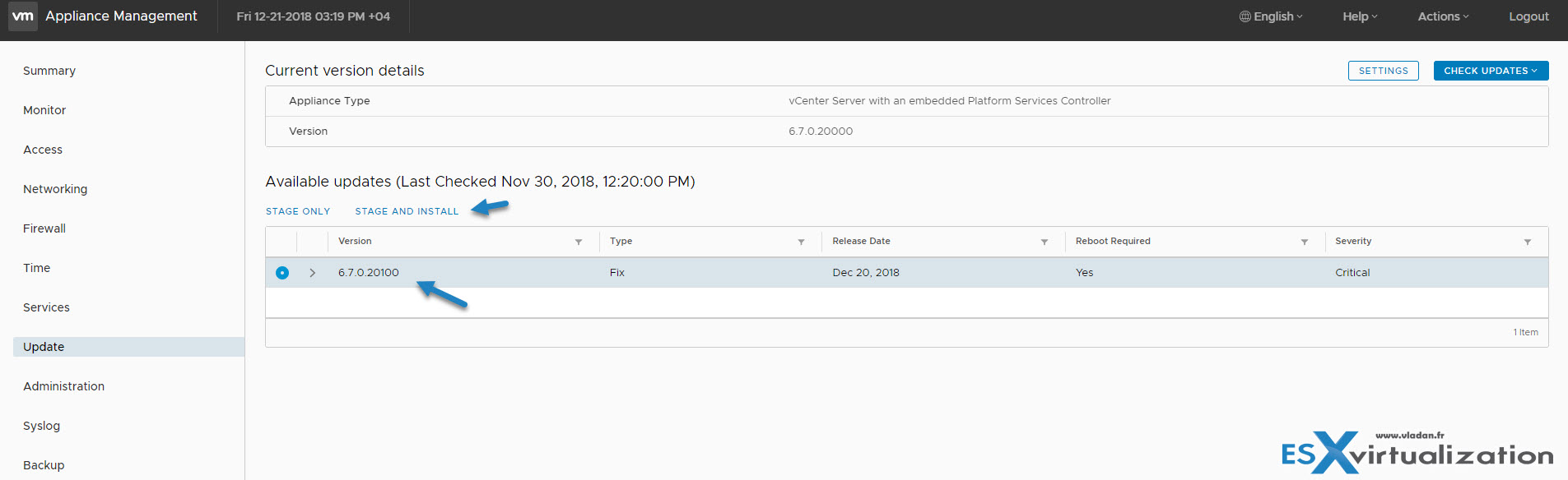 How To Patch Vcenter Server Appliance Vcsa Guide Esx Virtualization