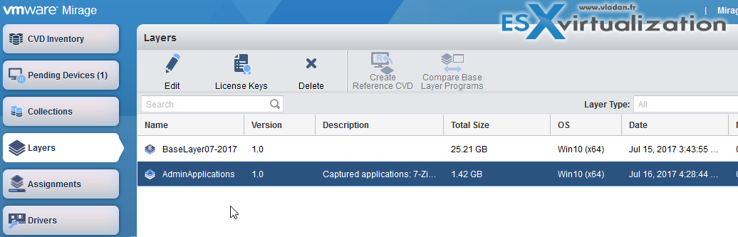 How to Capture a VMware Mirage Application Layer? - ESX Virtualization