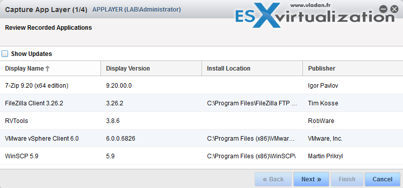 How to Capture a VMware Mirage Application Layer? - ESX Virtualization