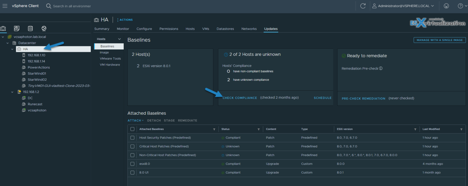 VMware vCenter Server Appliance 8.0U1a Released - ESX Virtualization