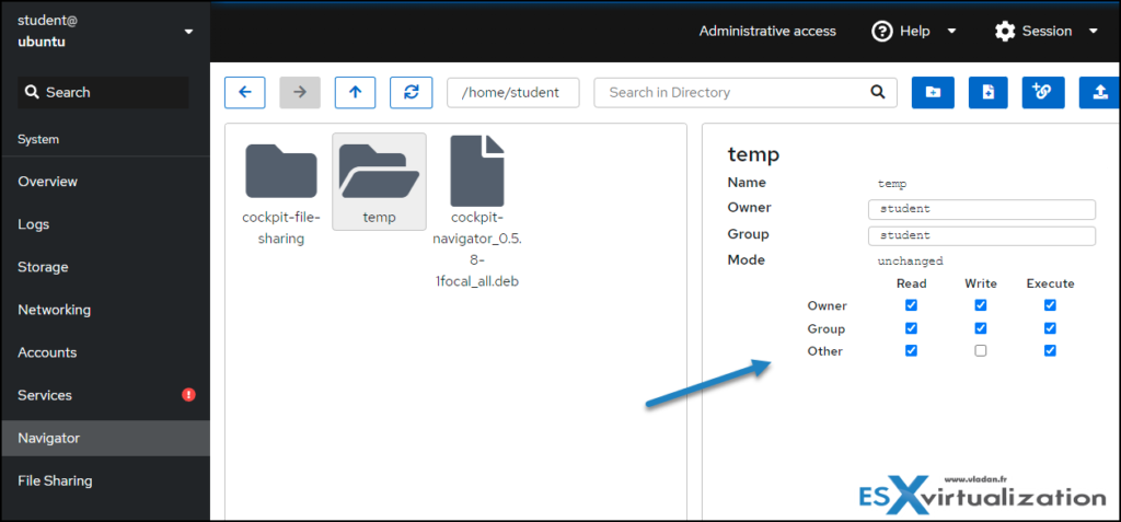 How to install Cockpit Navigator - Linux File Manager - ESX Virtualization