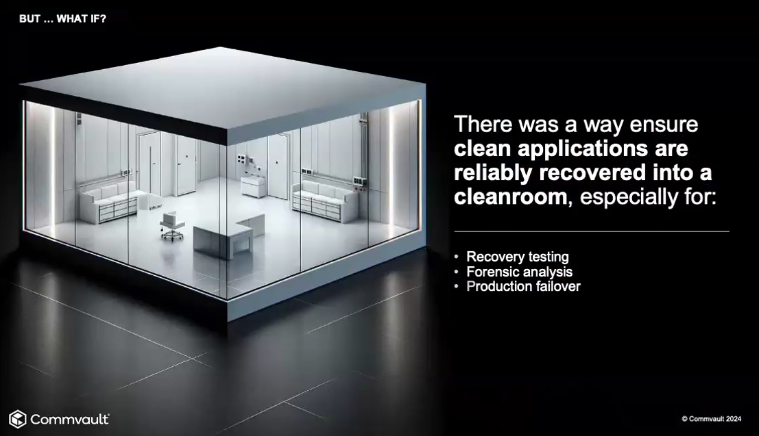 Navigating the Safe Havens of Data Recovery with Commvault Cleanroom ...