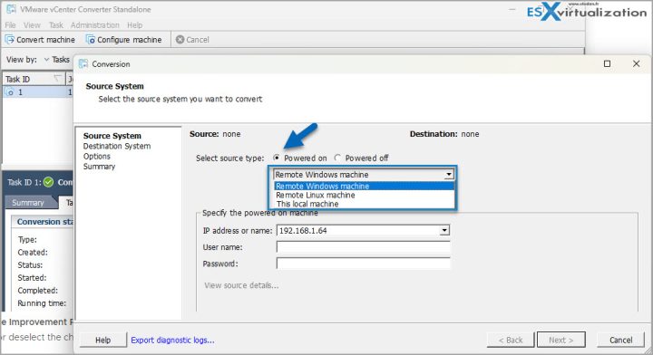 VMware vCenter Server Converter 6.6 Released - ESX Virtualization