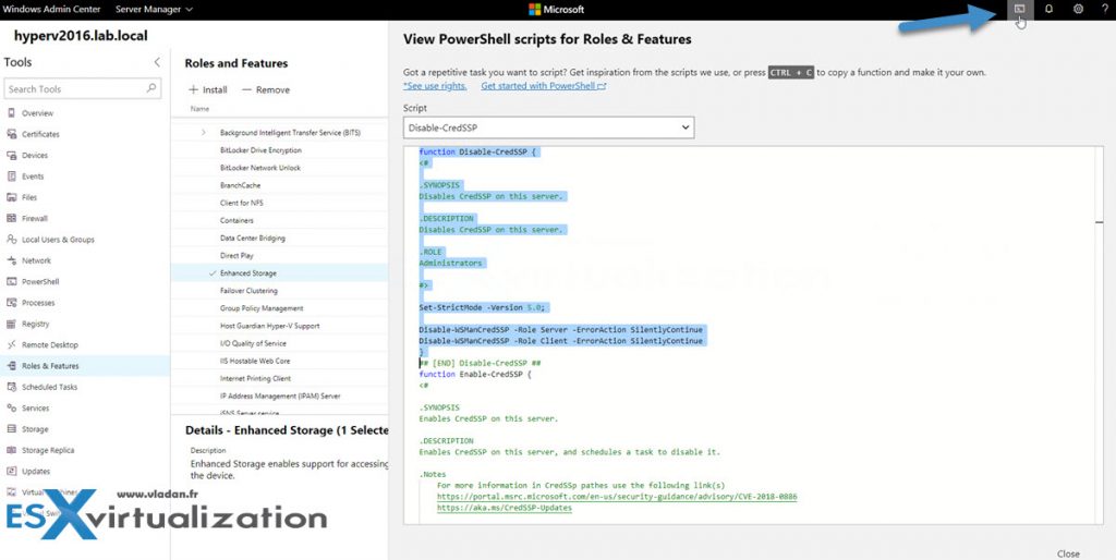Windows Admin Center Update - New Features in latest build - ESX ...