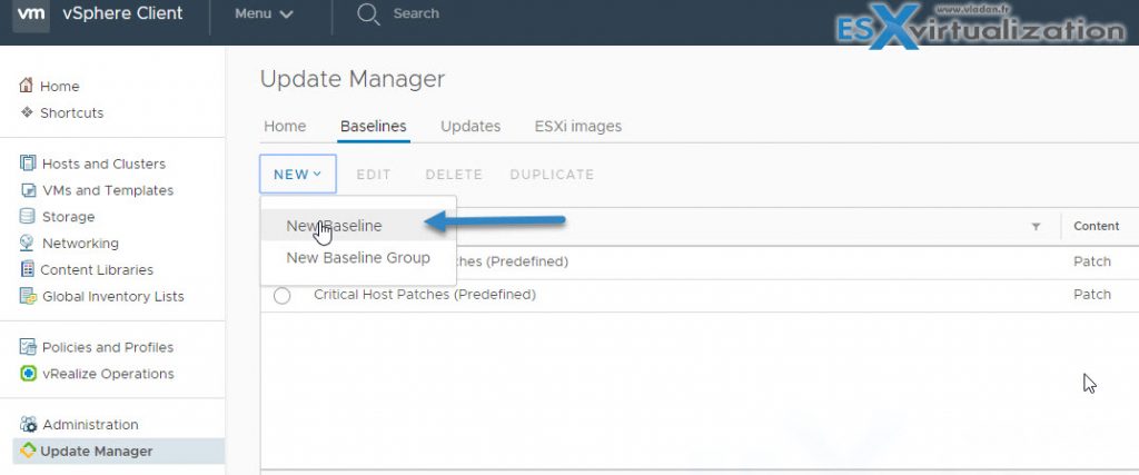 How-to Upgrade ESXi 6.x to 6.7 via vSphere Update Manager (VUM) - ESX Virtualization