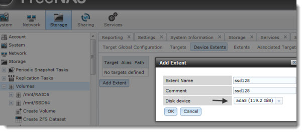 How To Configure Freenas 8 For Iscsi And Connect To Esxi Esx Virtualization