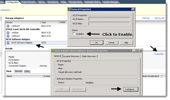 How To Configure Freenas 8 For Iscsi And Connect To Esxi Esx Virtualization