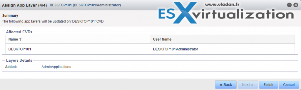 How to Apply a VMware Mirage App Layer? - ESX Virtualization