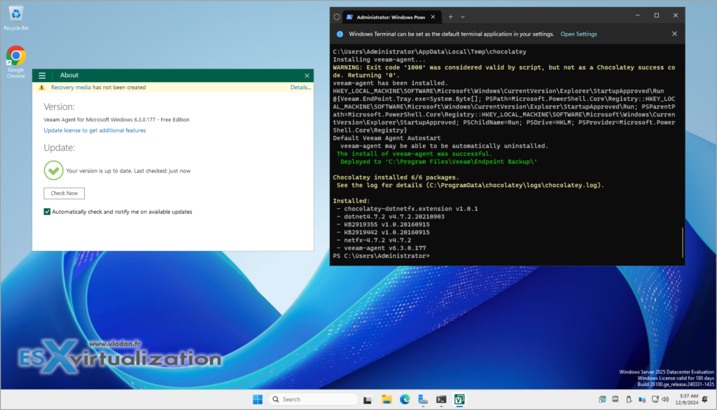 Windows Server 2025 best new additions and features - ESX Virtualization