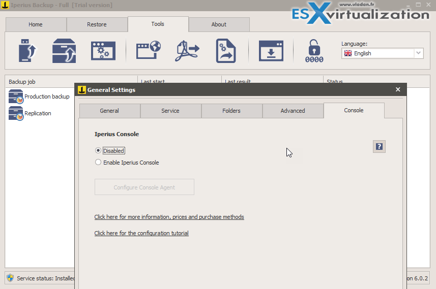 Iperius Backup For VMware vSphere Product Review - ESX Virtualization