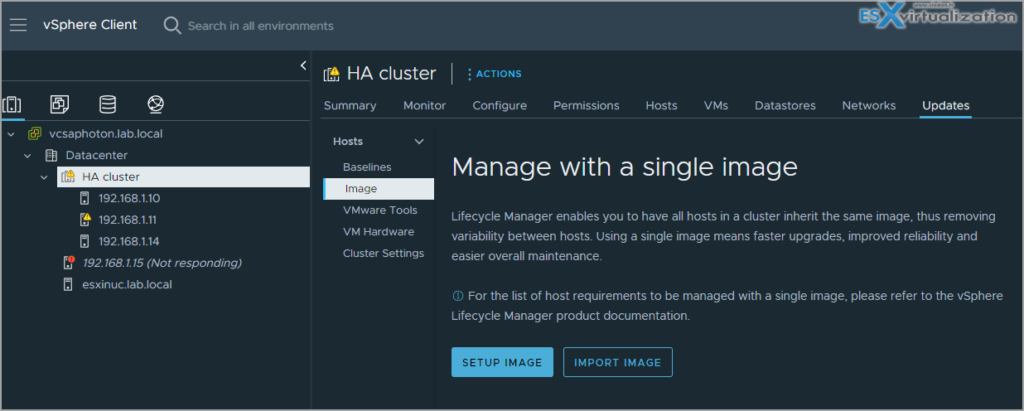 Vcp Dcv On Vsphere 8x Objective 59 Use Vsphere Lifecycle Manager To Determine The Need For 