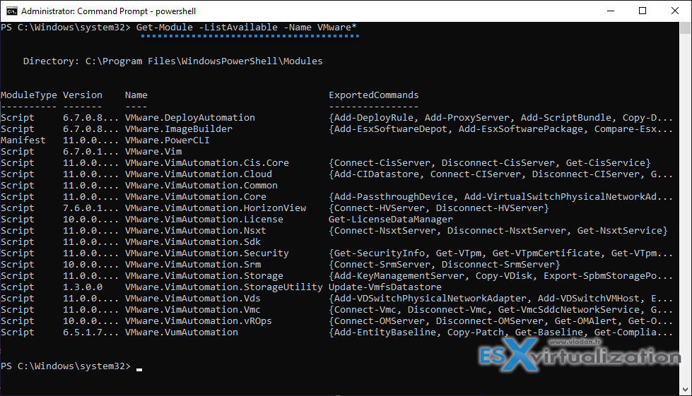 How To Install Vmware Powercli Via Powershell Esx Virtualization