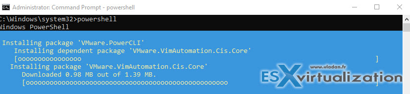 How To Install Vmware Powercli Via Powershell Esx Virtualization