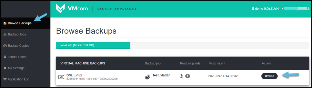 Vmcom Backup For Vmware Vsphere The Easiest Product To Use Esx Virtualization
