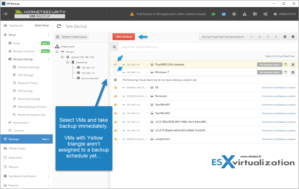 Hornetsecurity Vm Backup V9 For Vmware Vsphere And Microsoft Hyper V Product Review Esx