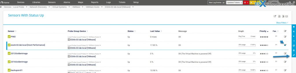 Paessler PRTG Monitoring for VMware - ESX Virtualization