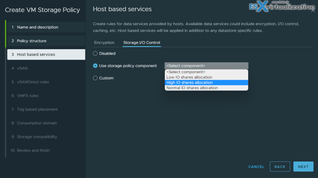 VCP-DCV on vSphere 8.x Objective 1.3.4 - Describe Storage Policies - ESX Virtualization