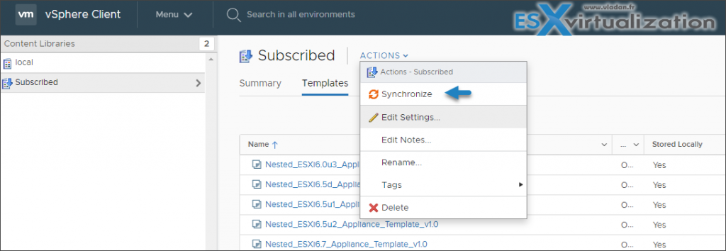 Vcp6 7 Dcv Objective 4 3 Set Up A Content Library Esx Virtualization