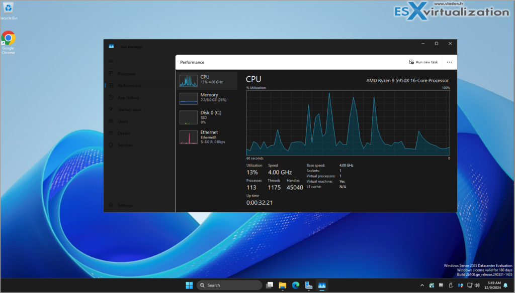 Windows Server 2025 best new additions and features - ESX Virtualization