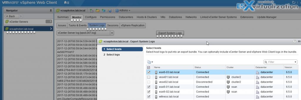 Vcp6 5 Dcv Objective 7 1 Troubleshoot Vcenter Server And Esxi Hosts Esx Virtualization