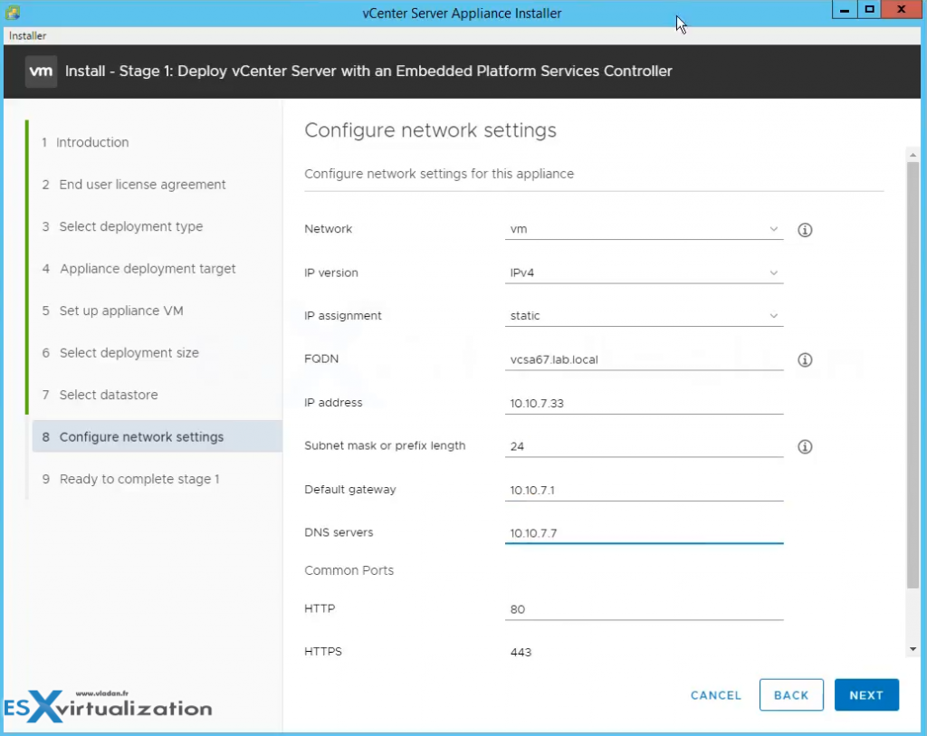 Vcp67 Dcv Objective 46 Deploy And Configure Vmware Vcenter Server Appliance Vcsa Esx