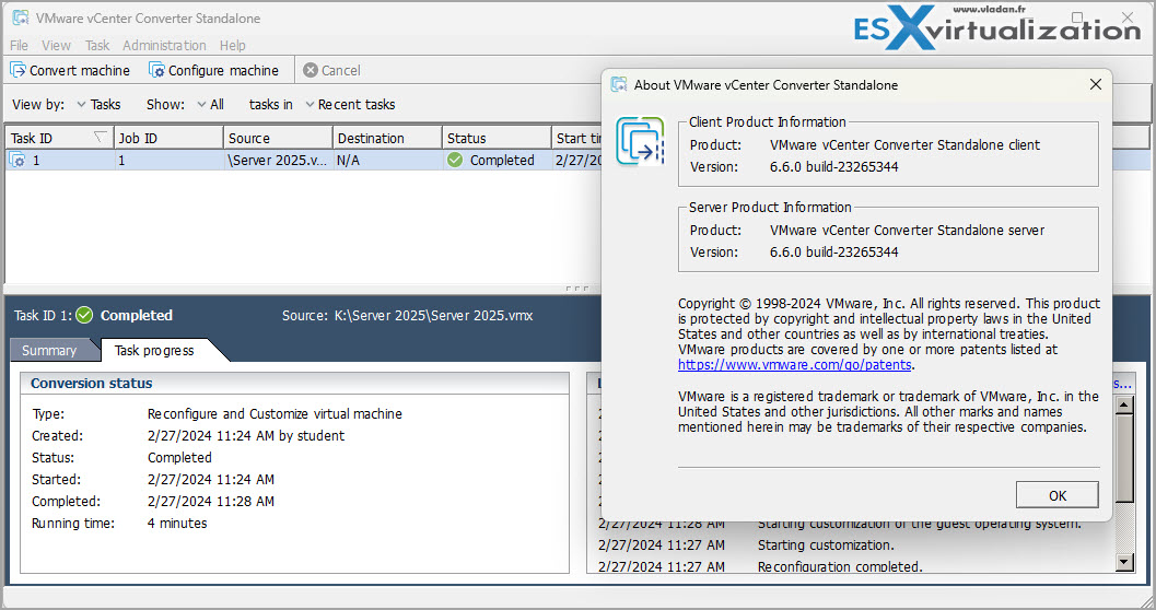 VMware vCenter Server Converter 6.6 Released - ESX Virtualization