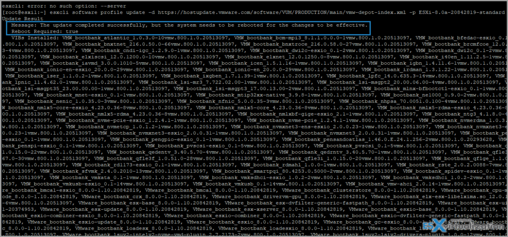 ESXi 7.x to 8.x upgrade scenarios - ESX Virtualization