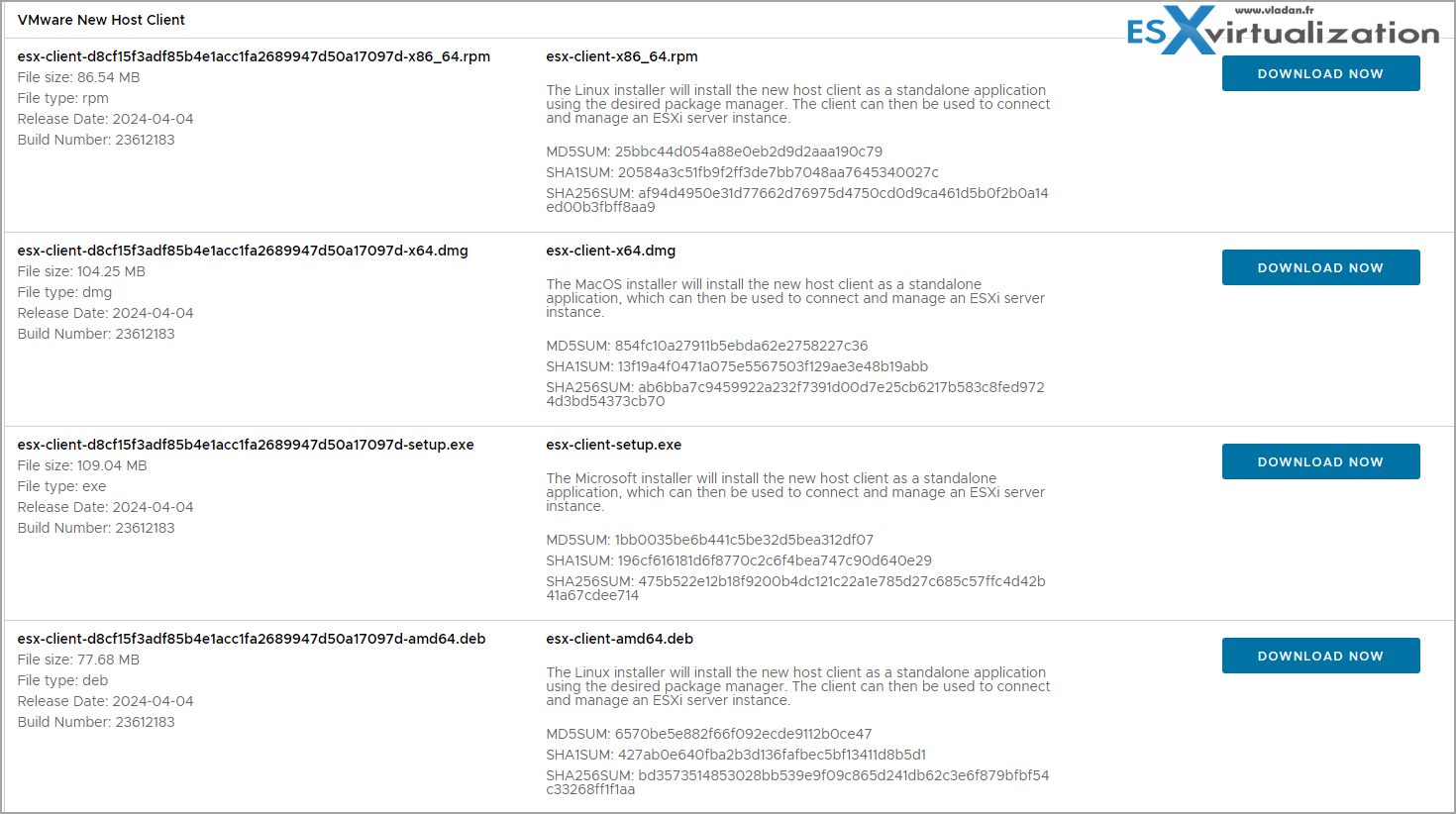 Vmware Esxi Host Client Re Born Esx Virtualization