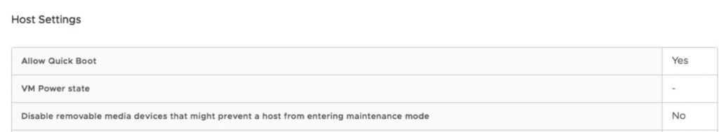 Vmware Vsphere 67 Vsphere Update Manager Vum Html5 And Quick Boot