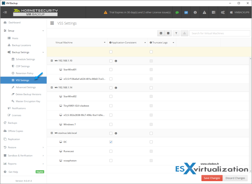 Hornetsecurity VM Backup V9 for VMware vSphere and Microsoft Hyper-V ...