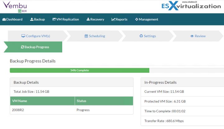 Vembu BDR Suite Free Edition - Details and Compare - ESX Virtualization