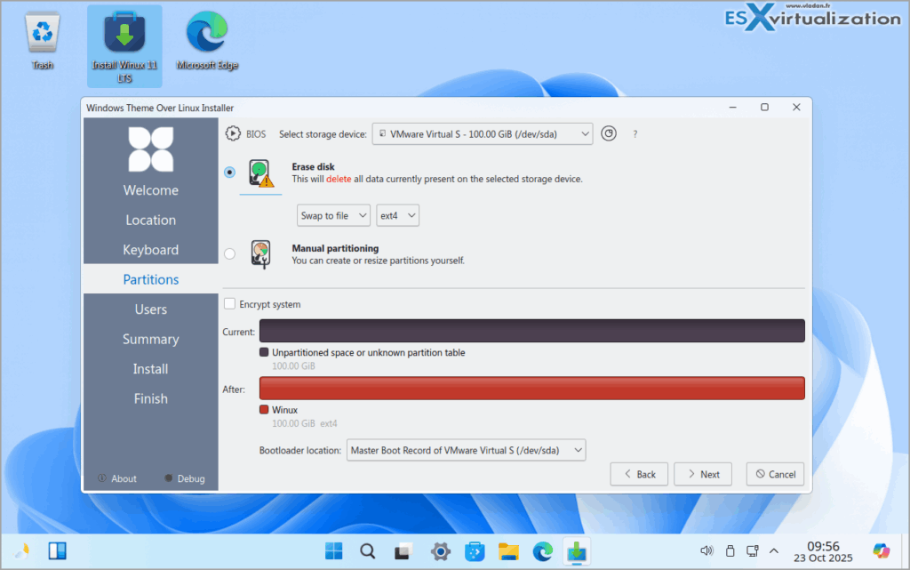 Winux OS - Why I like it? - ESX Virtualization