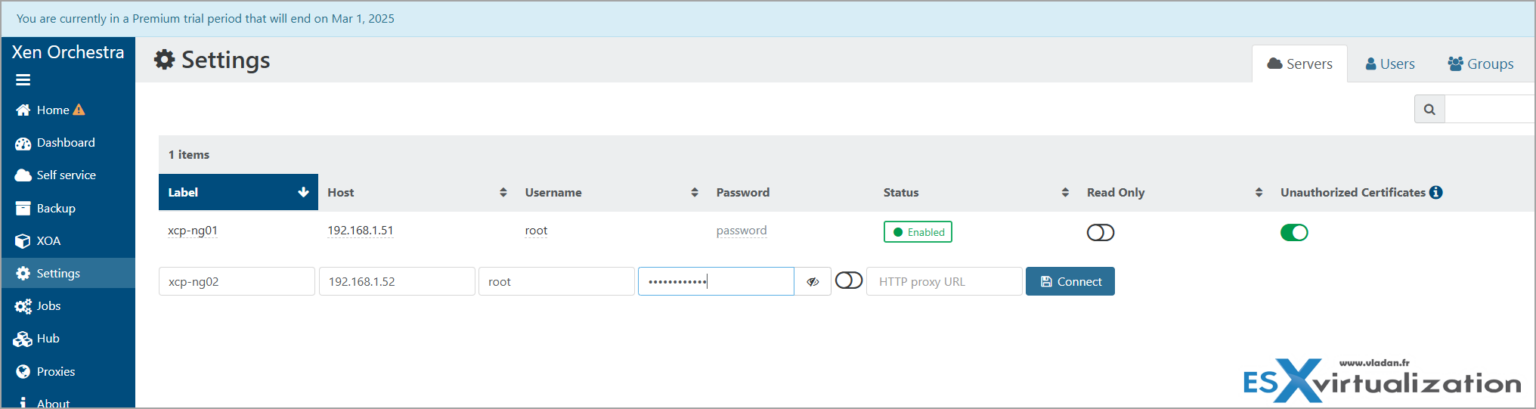 Xcp Ng Free Hypervisor And Xo Lite To Deploy Xoa Esx Virtualization