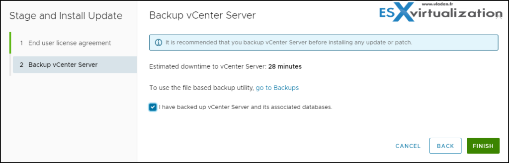 How To Upgrade Vmware Vcsa 7 Offline Via Patch Iso Esx Virtualization