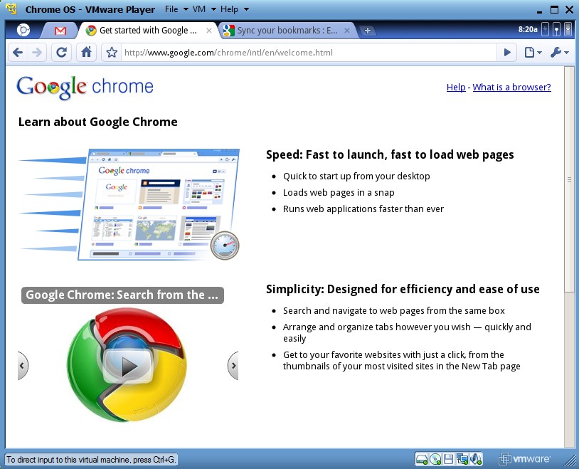 Google Chrome OS available for testing in a virtual machine - ESX ...