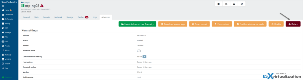 Xcp Ng Free Hypervisor And Xo Lite To Deploy Xoa Esx Virtualization