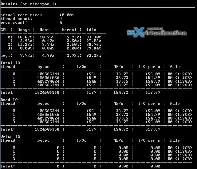 Microsoft Diskspd Freeware To Test Speed Of Your Storage System Esx Virtualization