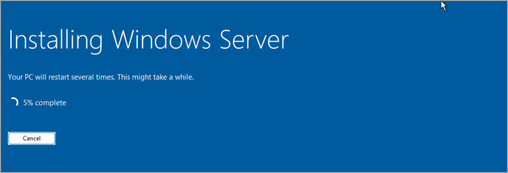 Windows Server 2025 build 26040 has a new Install Experience - ESX ...
