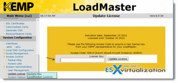 LoadMaster VLM virtual appliance by Kemp Technologies - ESX Virtualization