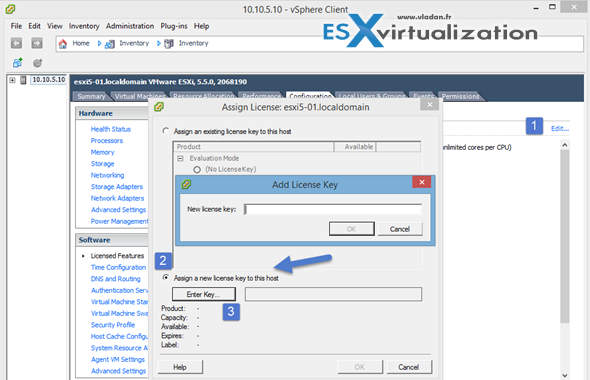 How-to Apply VMware Free License to VMware ESXi - ESX Virtualization