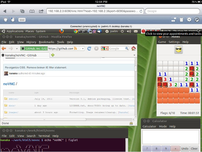 noVNC - VNC client using HTML5 with encryption support. - ESX Virtualization