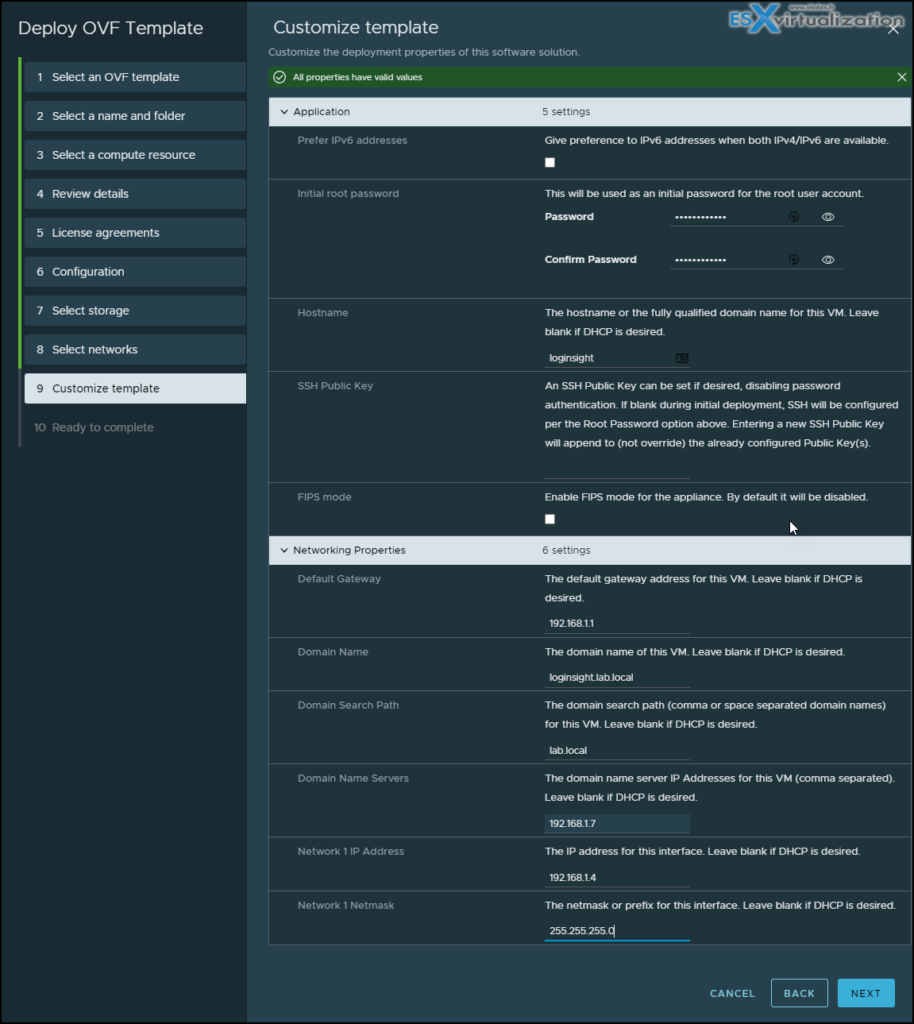 How to setup VMware vRealize Log Insight - ESX Virtualization