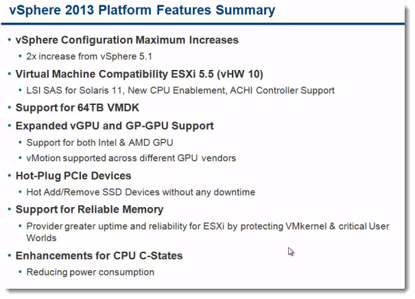 VMware vSphere 5.5 - Storage enhancements and new configuration ...