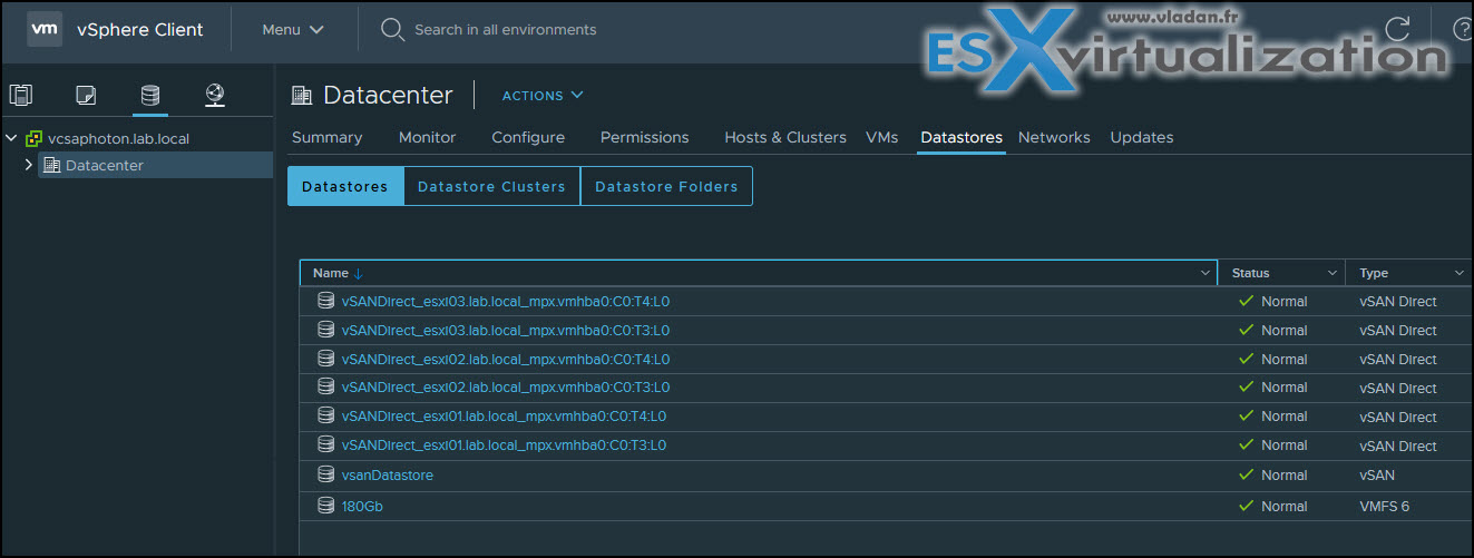 VCP-DCV 2021 vSphere 7 - Describe storage datastore types for vSphere ...
