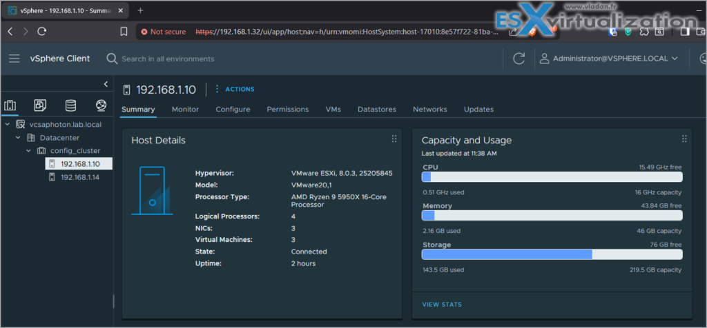 VMware Releases ESXi 8.0 Update 3i - Build 25205845: Bug Fixes ...